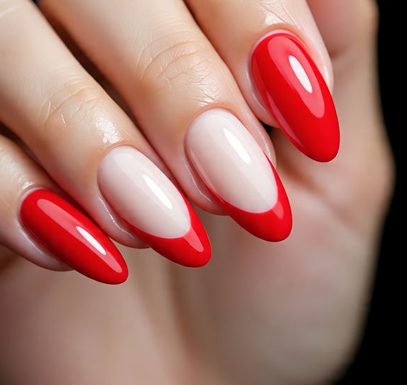 40 Best Red French Tip Nails to Unlock Your Fierce Look