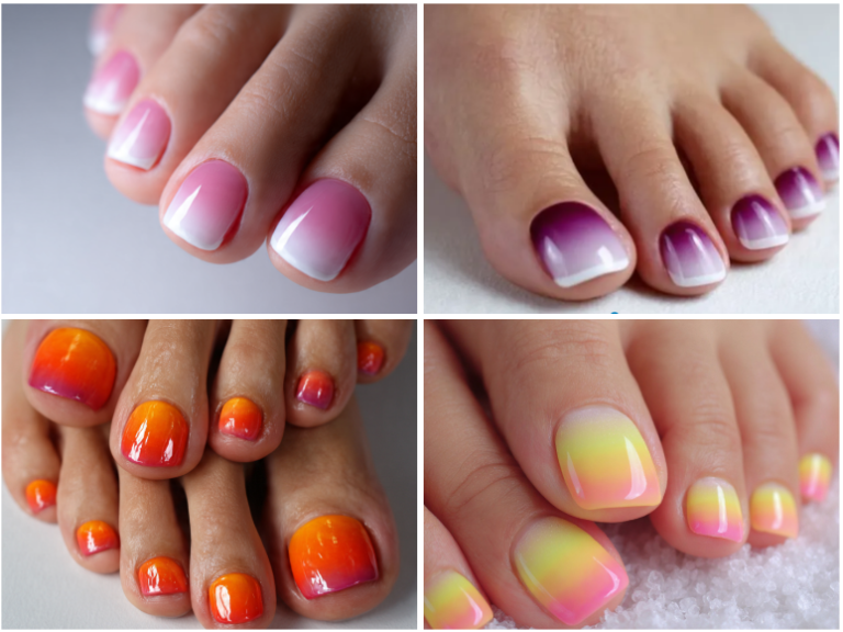 15 Shiny Chrome Toe Nail Inspirations to Slay All Year