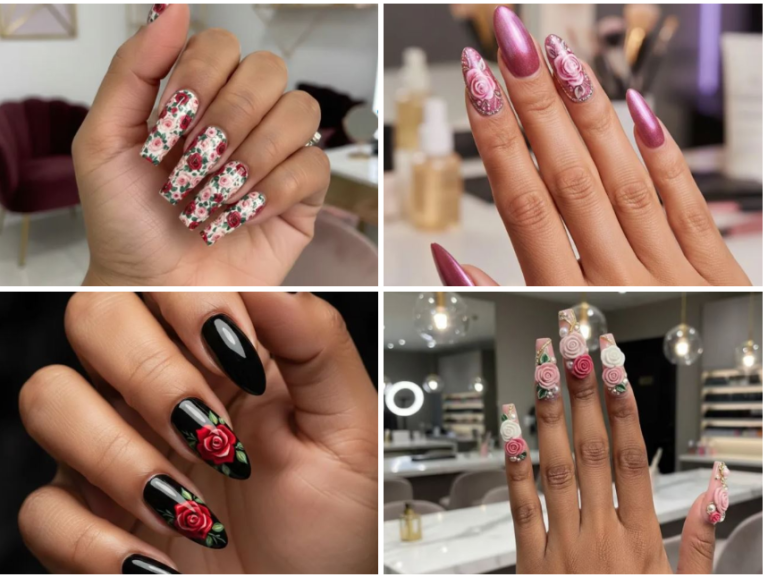 30 Chic Rose Nail Trends You Need to Try Now for a Stylish Look